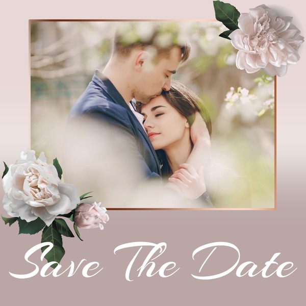 Invitación de boda Montaje fotografico Pixiz