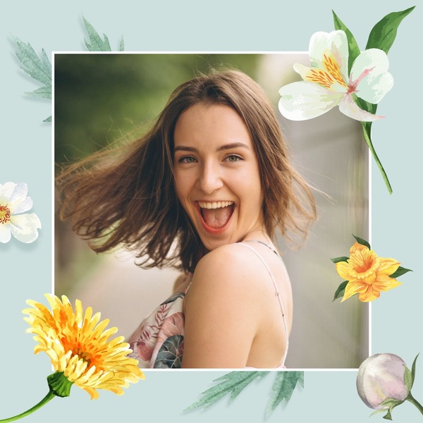 Spring flowers Design Template | Pixiz