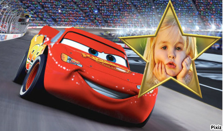 Fotomontaje rayo mcqueen - Imagui