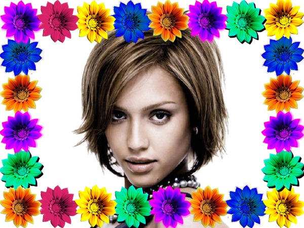 Flores multicolores Montaje Fotografico | Pixiz