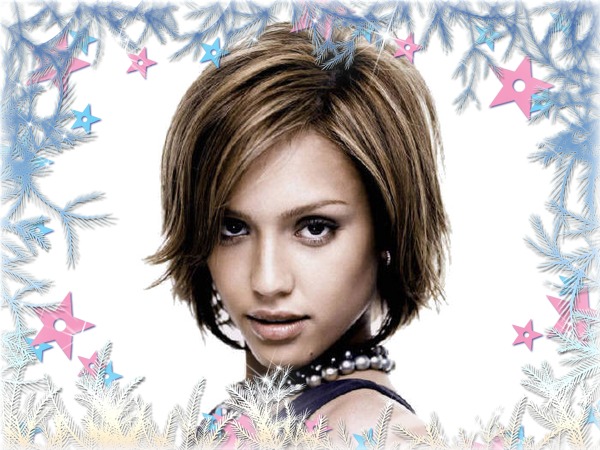 Winter Christmas Tree Stars Photo Frame Effect | Pixiz