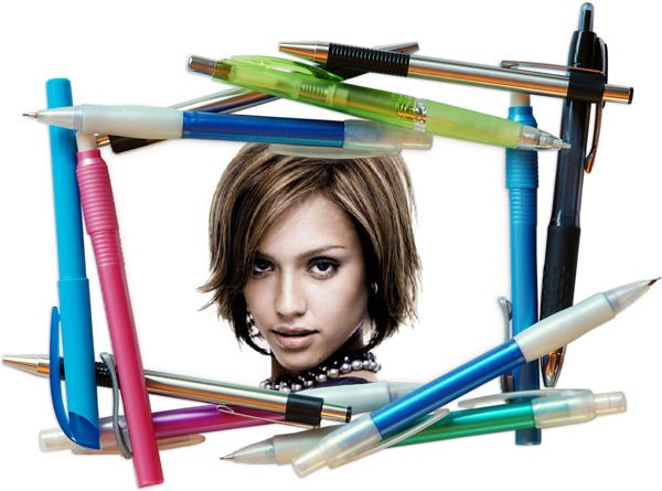 Pens Start Of The School Year Photo Frame Effect | Pixiz
