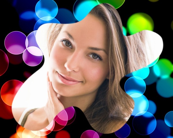 Multicolour Pastilles Photo Frame Effect | Pixiz