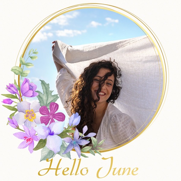 Hello June Photo Frame Effect | Pixiz