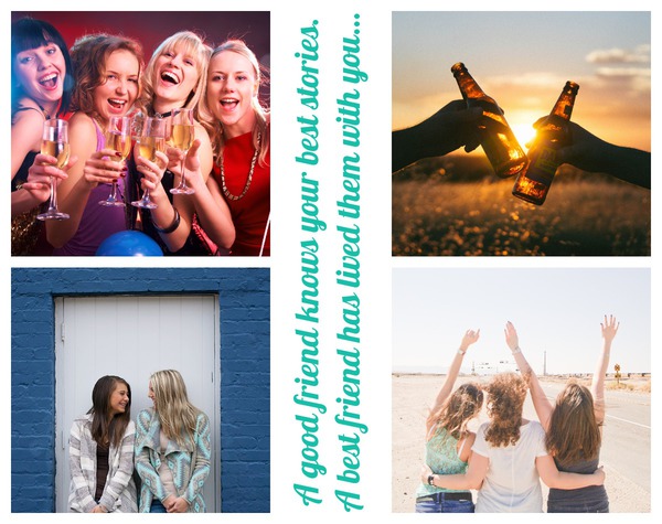 Collage 4 immagini Fotomontaggio | Pixiz