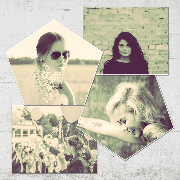 Collage geométrico Montaje Fotografico | Pixiz