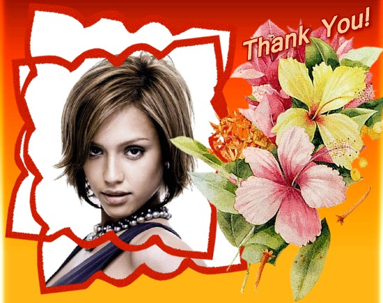 Roses Thank you Montage Photo | Pixiz