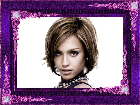 Purple Frame Jewel Photo Frame Effect | Pixiz