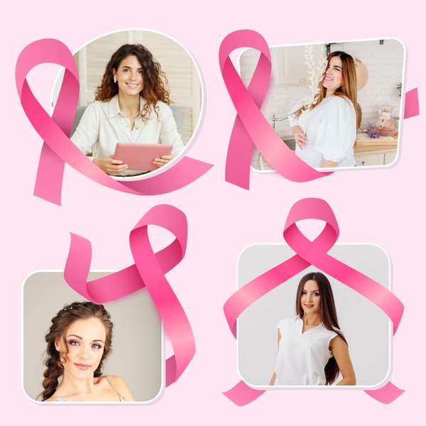 Collage rosa de octubre Montaje Fotografico | Pixiz