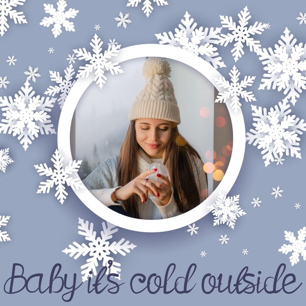 Snowflakes Photo Frame Effect | Pixiz