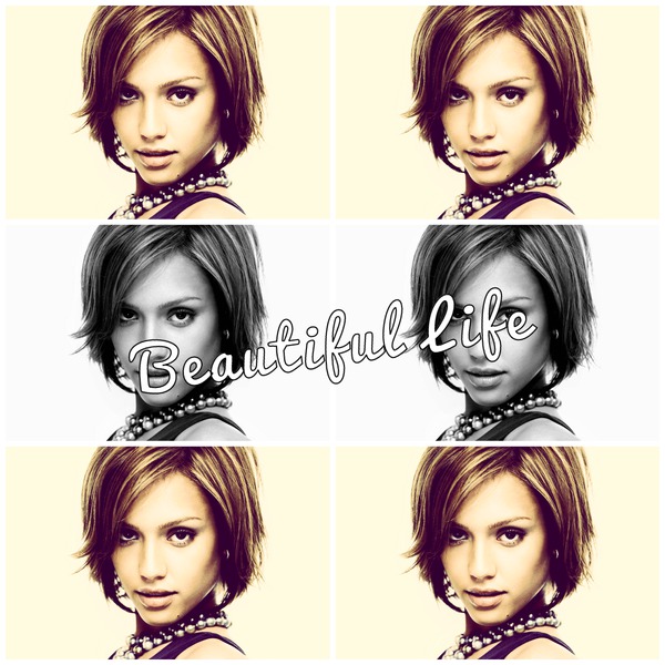 Collage 6 Pictures Photo Frame Effect | Pixiz