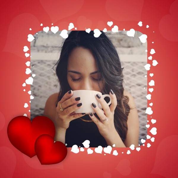 Hati putih, hati merah muda dan hati merah Photomontage | Pixiz