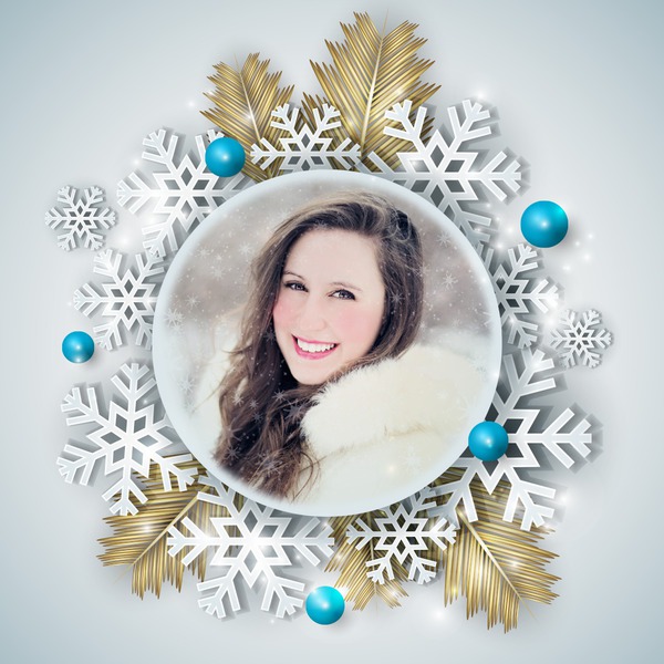 Winter Picture Design Template Pixiz