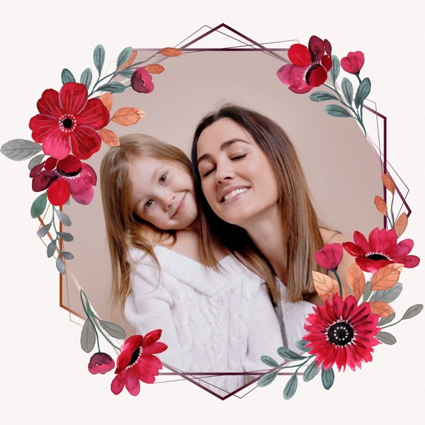 Fleurs rouges Montage Photo | Pixiz