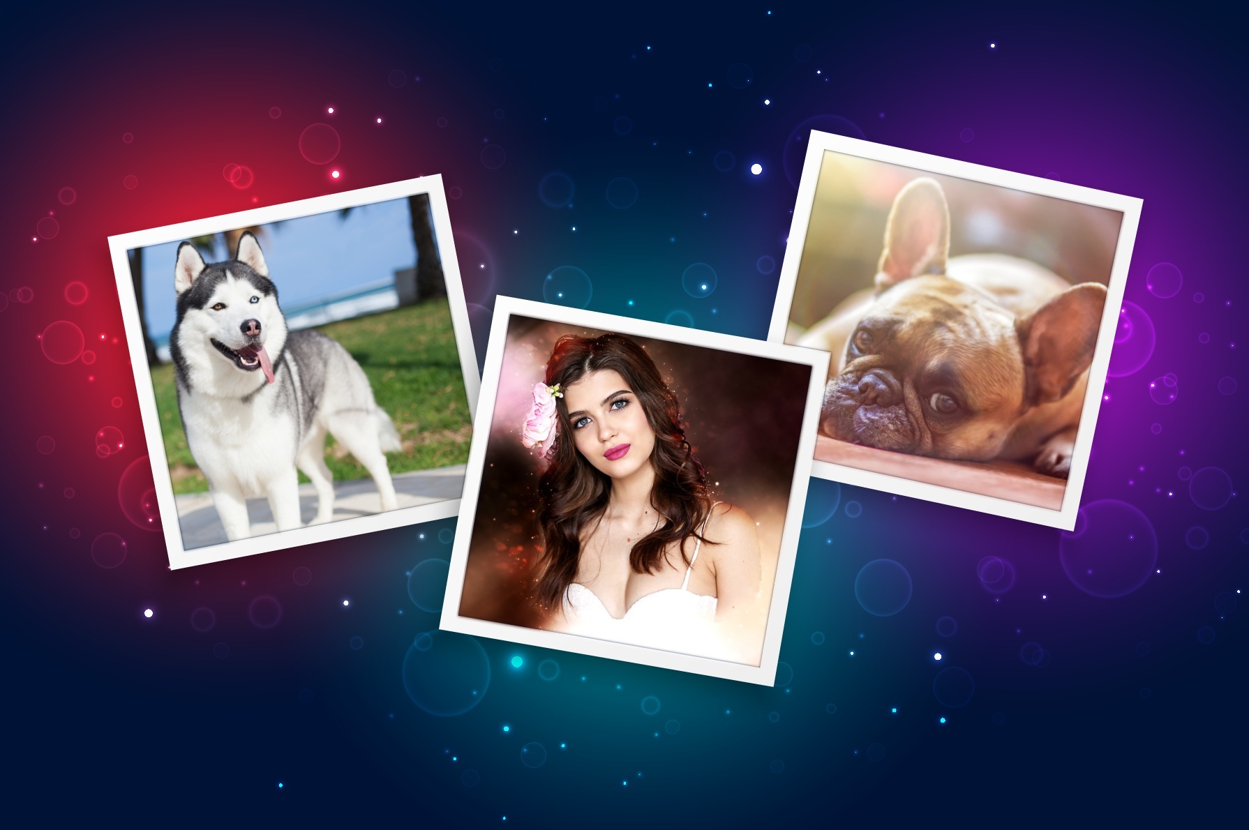 3 Photos Dans La Galaxie Montage Photo Pixiz