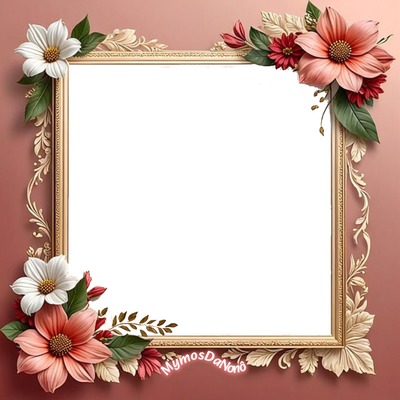 FLORES MymosDaNonô Photo Frame Effect | Pixiz