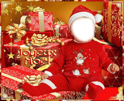 Bébé Noel Montaje fotografico | Pixiz