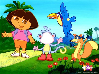 Dora & Babouche Photo Frame Effect | Pixiz