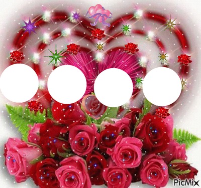 Rose Photo Frame Effect | Pixiz