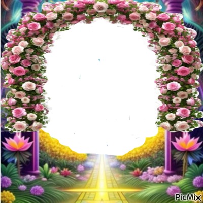 Flores Photo Frame Effect | Pixiz