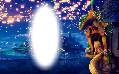 Rapunzel Photo frame effect | Pixiz