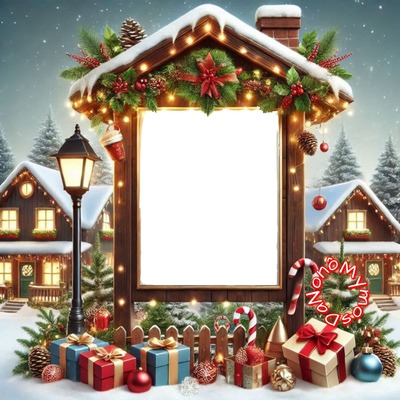 FELIZ NATAL 🌲MYMOSDANONÔ Photo Frame Effect | Pixiz