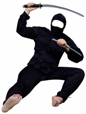 Ninja Photo Frame Effect | Pixiz