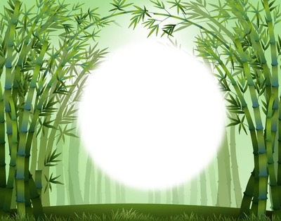 Bamboo Photo Frame Effect | Pixiz