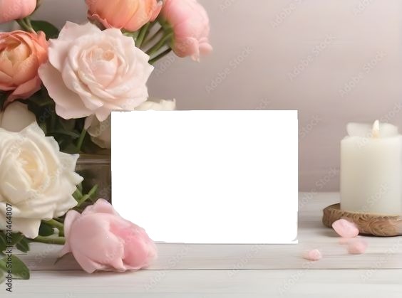 Flowers frame Montage photo | Pixiz