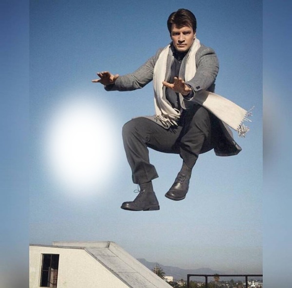 Nathan Christopher Fillion Photo Frame Effect | Pixiz