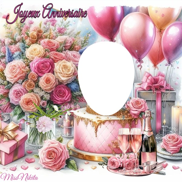 ANNIVERSAIRE Design Template | Pixiz