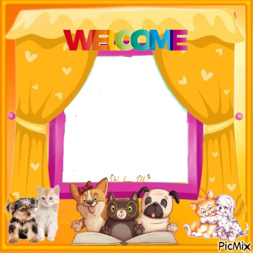Welcome Photo Frame Effect | Pixiz