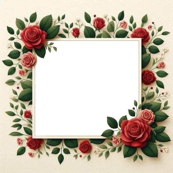 Flowers Photo Frame Effect | Pixiz
