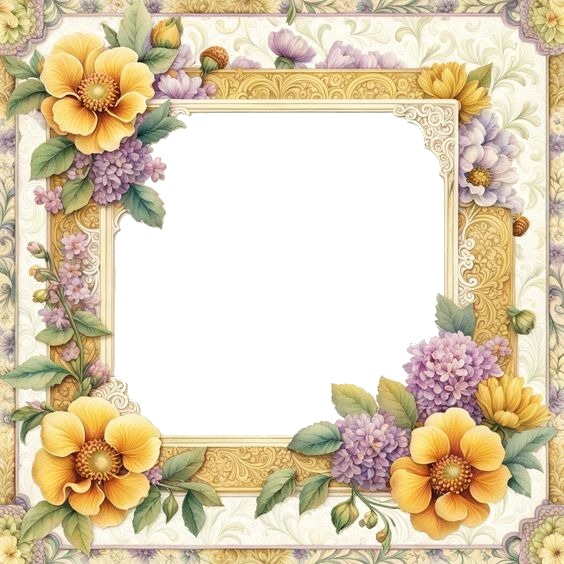 Flowers Frame Photo Frame Effect | Pixiz