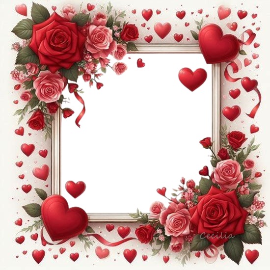 Cc Rosas Y Corazones Montaje Fotografico Pixiz