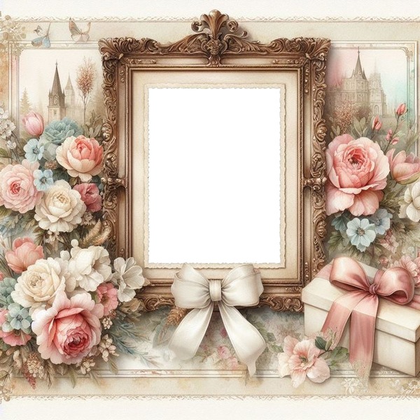 Flowers Frame Photo Frame Effect | Pixiz