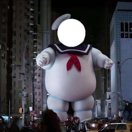 Ghostbusters Chamallow Photo Frame Effect | Pixiz