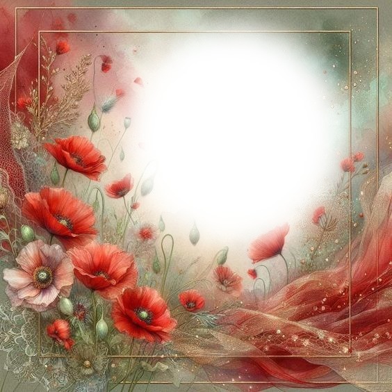 Poppy Photo Frame Effect | Pixiz