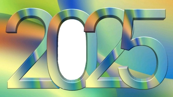 Año 2025 Photo Frame Effect | Pixiz