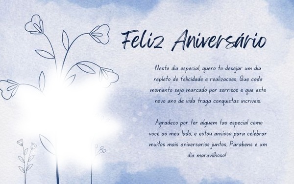 DMR - FELIZ ANIVERSÁRIO AMIGA (2) Photo Frame Effect | Pixiz