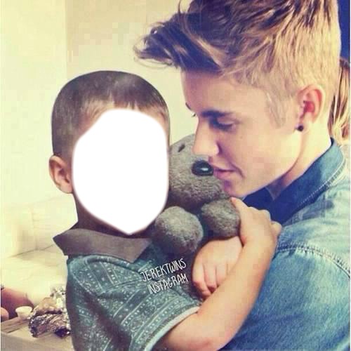 mini bieber Fotomontagem | Pixiz