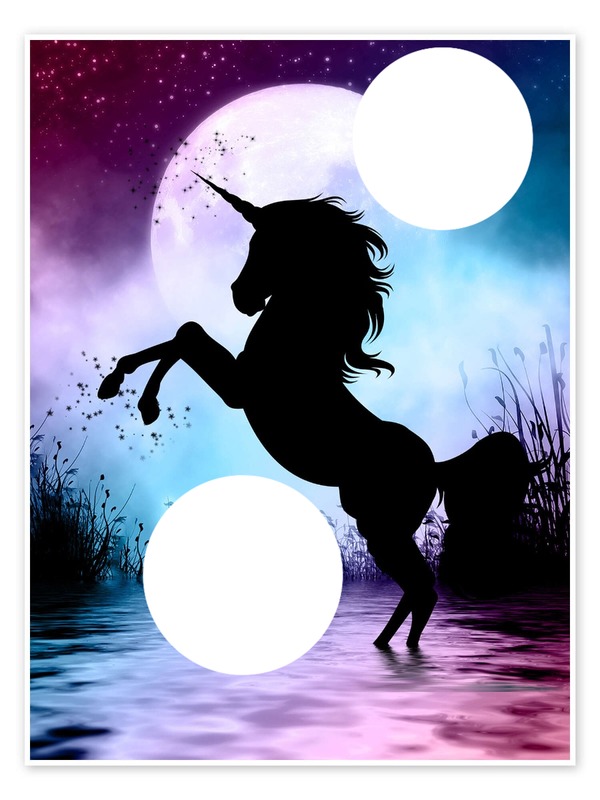 Unicorne Montage photo | Pixiz