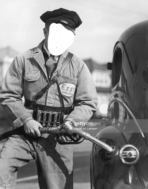 Pompiste Montage photo | Pixiz