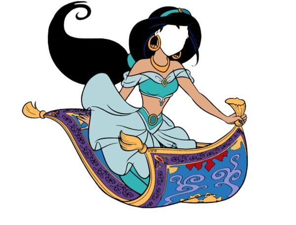 Jasmine Aladdin Photo Frame Effect | Pixiz