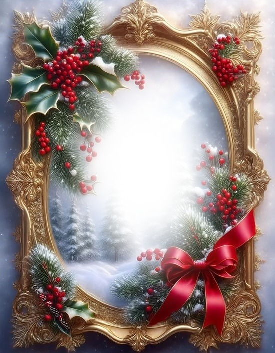 Cc Marco De Navidad Photo Frame Effect | Pixiz