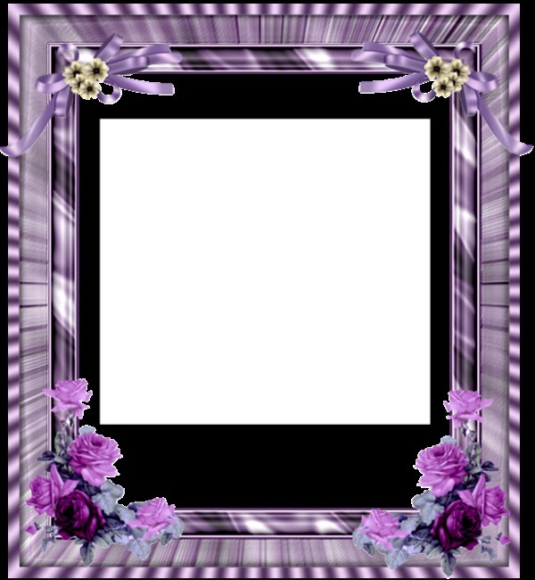 cadre carré mauve Montage photo | Pixiz