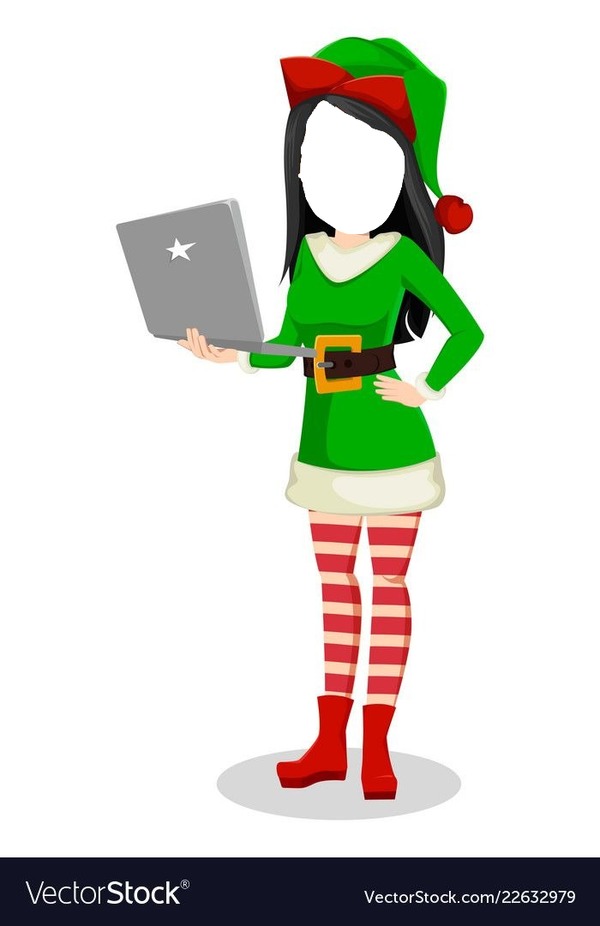 Duende MUJER Xmas Photo Frame Effect | Pixiz