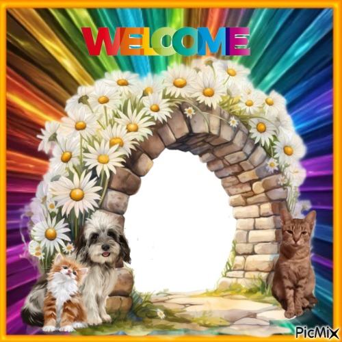 Welcome Photo Frame Effect | Pixiz