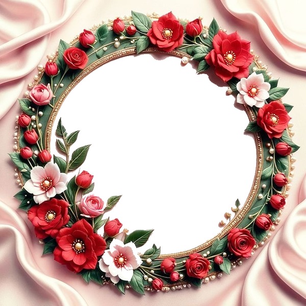 Flowers Frame Photo Frame Effect | Pixiz