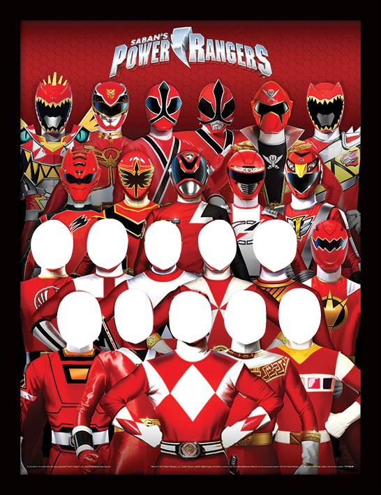 KYAAH POWER RANGERS Design Template | Pixiz